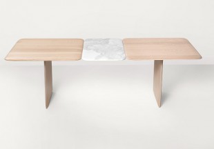 Collection Poise table et banc par Box Clever - Blog Esprit Design