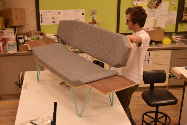 Projet étudiant Ames Seat sofa par Ben Pedrick