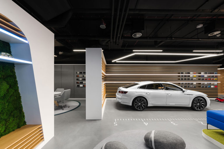 Le studio Mode:lina signe la Volkswagen Home à Varsovie - Blog Esprit ...