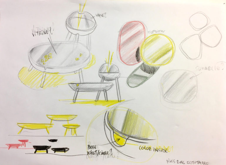 ECTO famille de table basse vitrine par Piks Design - Blog Esprit Design