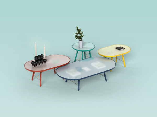 ECTO famille de table basse vitrine par Piks Design - Blog Esprit Design