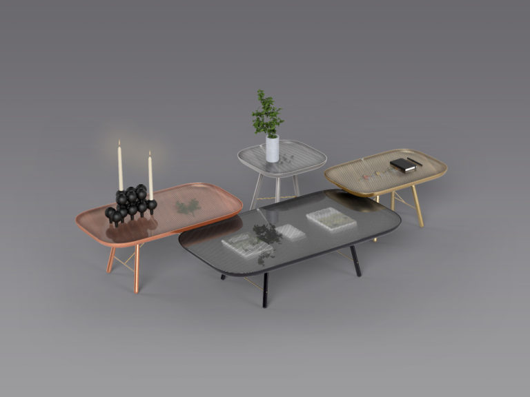 ECTO famille de table basse vitrine par Piks Design - Blog Esprit Design
