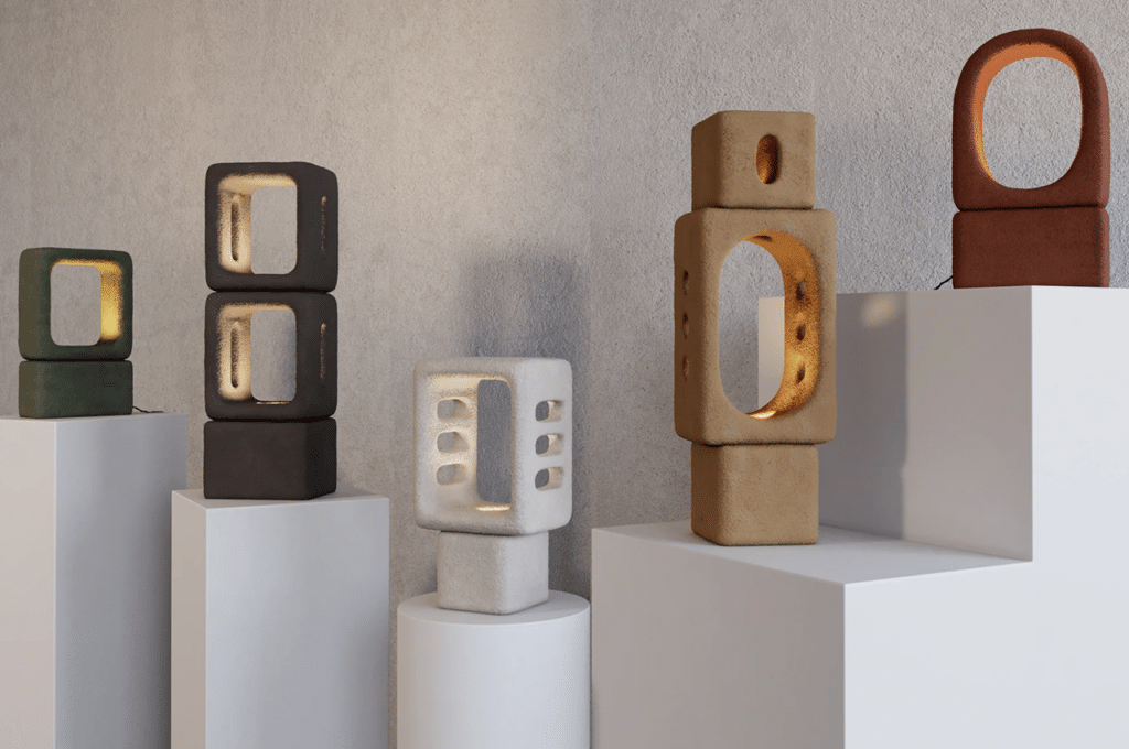 La collection de luminaires minéraux du studio Fréro - Blog Esprit Design