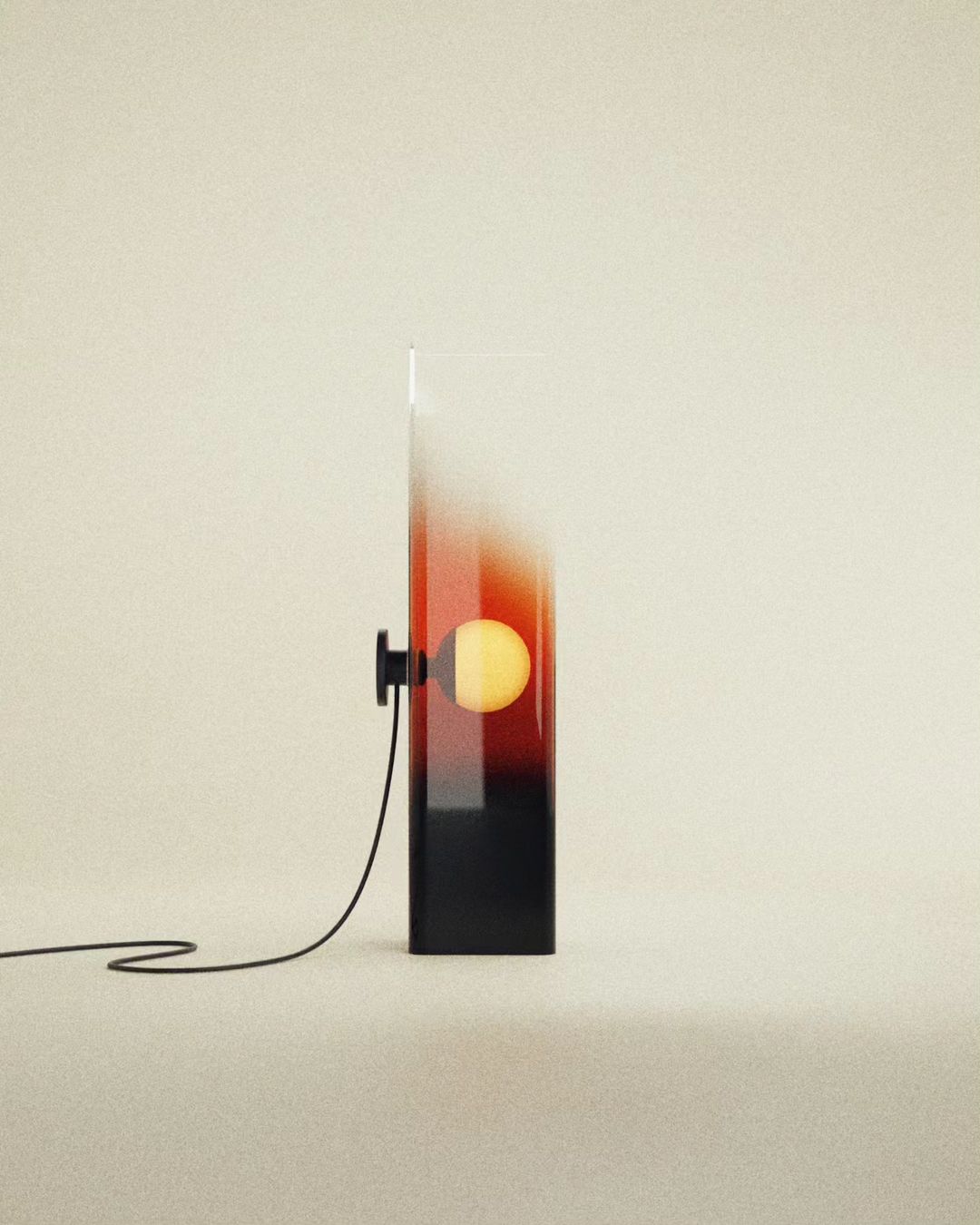 Un coucher de soleil dans son salon ; la lampe The Reset Horizon de ...
